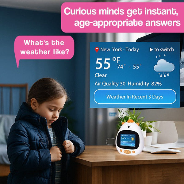 AI Powered RiseBuddy Smart Learning Alarm Clock - Little Learners Toys