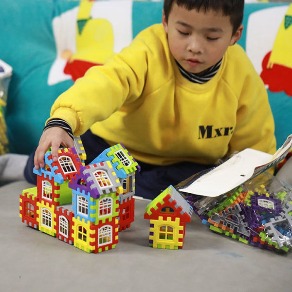 Vibrant 3D Puzzle Building Blocks - Little Learners Toys